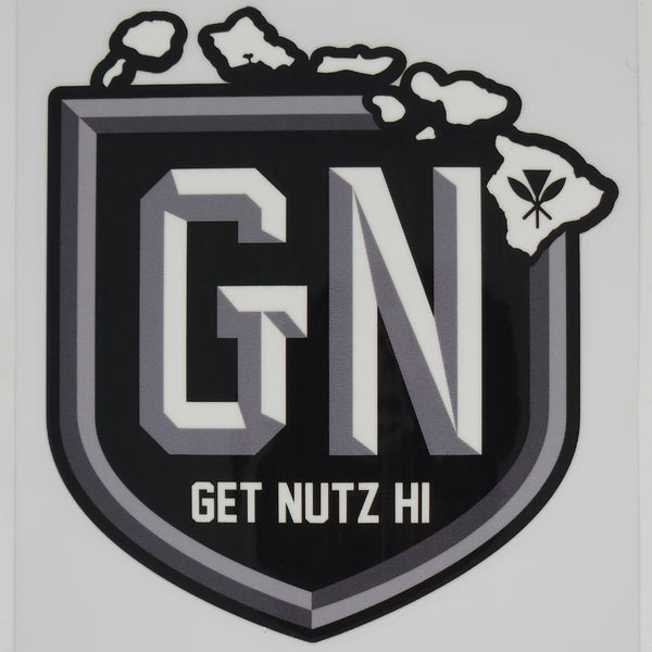 Sticker - GN Logo (Steel) – Get Nutz Wear